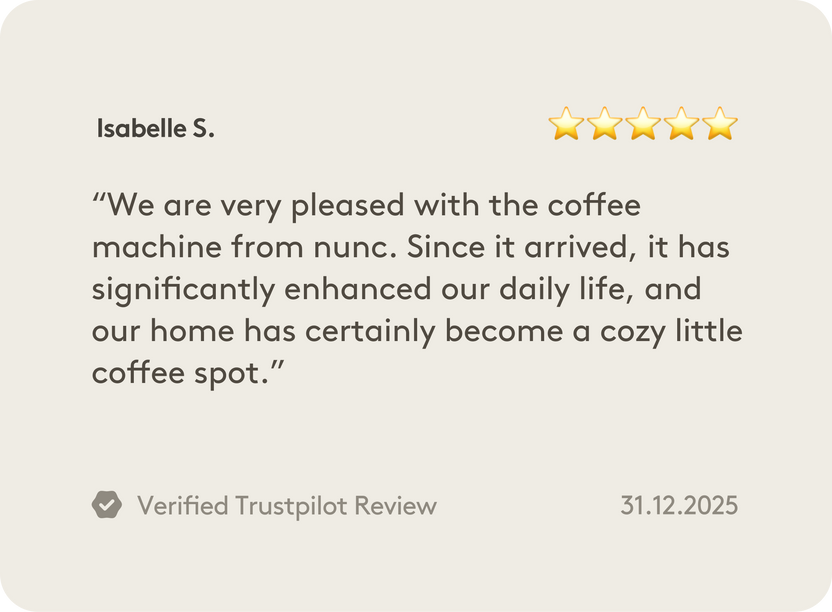 Your favorite coffee. In the best place. Home. – nunc.